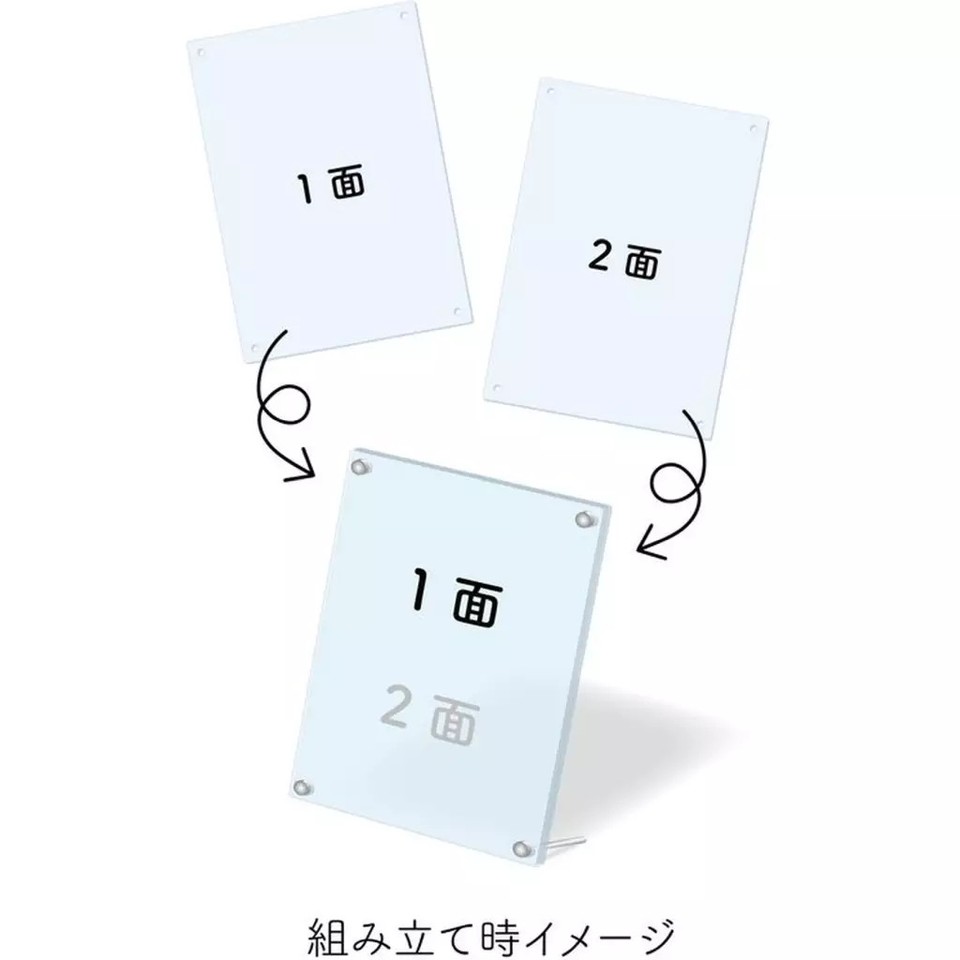 Acrylic stand/acrylic panel 01. Key visual Acrylic board "The Strongest ...