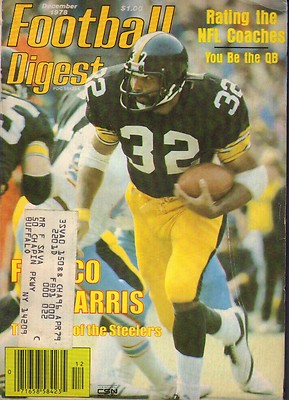Football Digest Magazine December 1978 Franco Harris 072017nonjhe | eBay