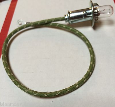 Harley 12V Speedometer Light Socket 48 to 84 Panhead WL Cloth Wrapped ...