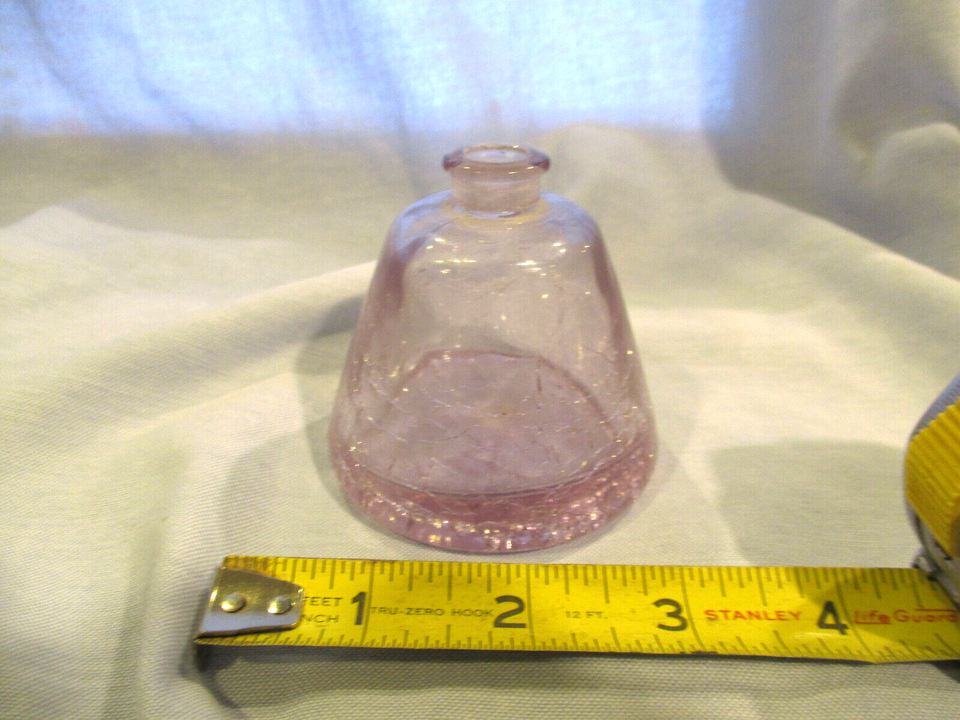 Perfume bottle Vintage Purple Cracked Glass Perfume Bottle Made In ...