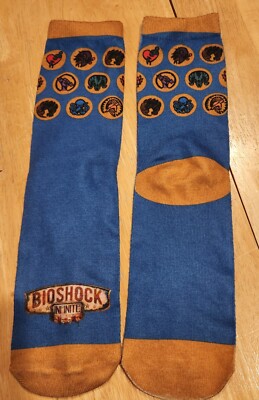 Bioshock Infinite Crew Socks Mens size 10-13 Loot Crate | eBay