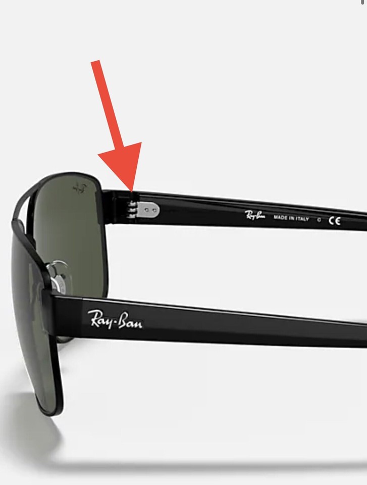 Ray Ban RB3663 Sunglasses Replacement Temple Hinge Screws Genuine | eBay