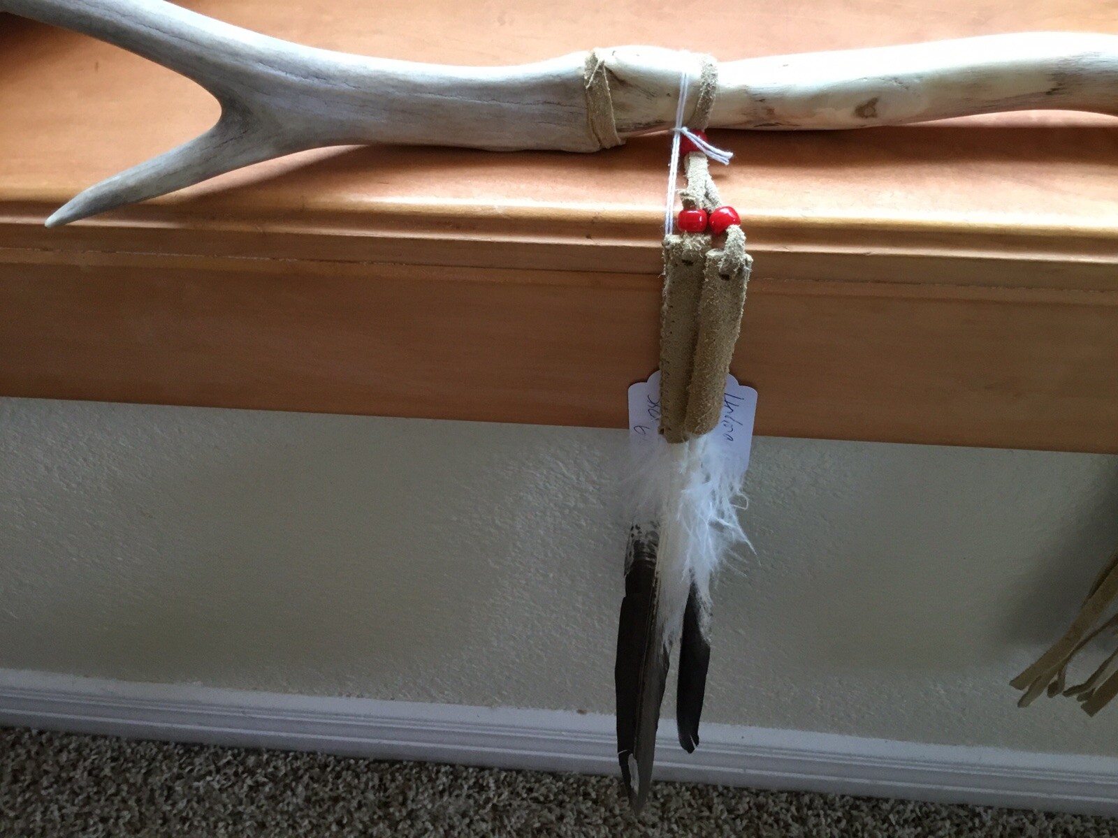 VINTAGE RARE LAKOTA/SIOUX NATIVE CEREMONIAL DANCING STICK | eBay