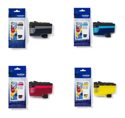 Genuine Brother LC426 Ink Cartridges CMYK For MFC-J4540DW Lot MFC ...