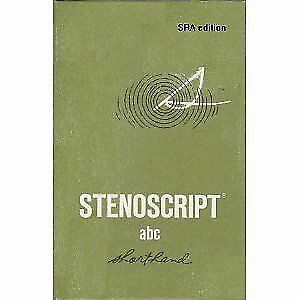 Stenoscript ABC Shorthand 1968 by Lang Catherine M Ryan Elizabeth ...