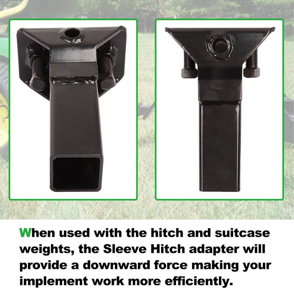 SUVWINNER Sleeve Hitch Adapter for 2" Receiver Black Heavy Steel | eBay