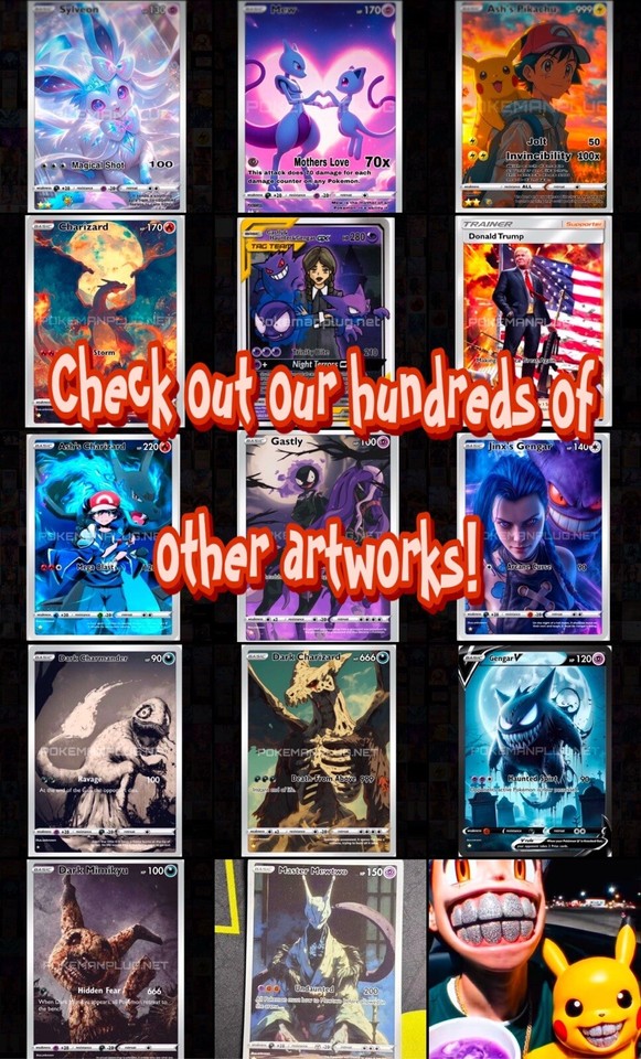 Hawk Tuah Pokemon Card VMAX Rainbow GX EX GX ACG V Star | eBay