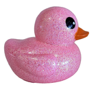 JUMBO! DAZZLE DUCKIE RUBBER DUCK COLLECTIBLE GLITTER, SPARKLE, PINK ...