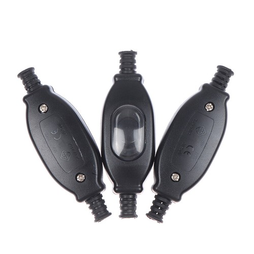 Waterproof in line switch cord switch round wire double cut switch Dust ...