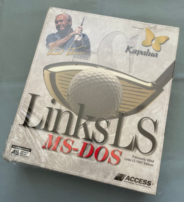 Links LS MS-DOS - 1997/1998 PC Computer Access Golf Video Game - NEW in ...