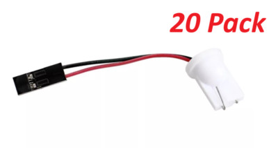 20 pack - T10 adapter - Truck Car Auto T10 Led Bulb Light Wire Harness ...