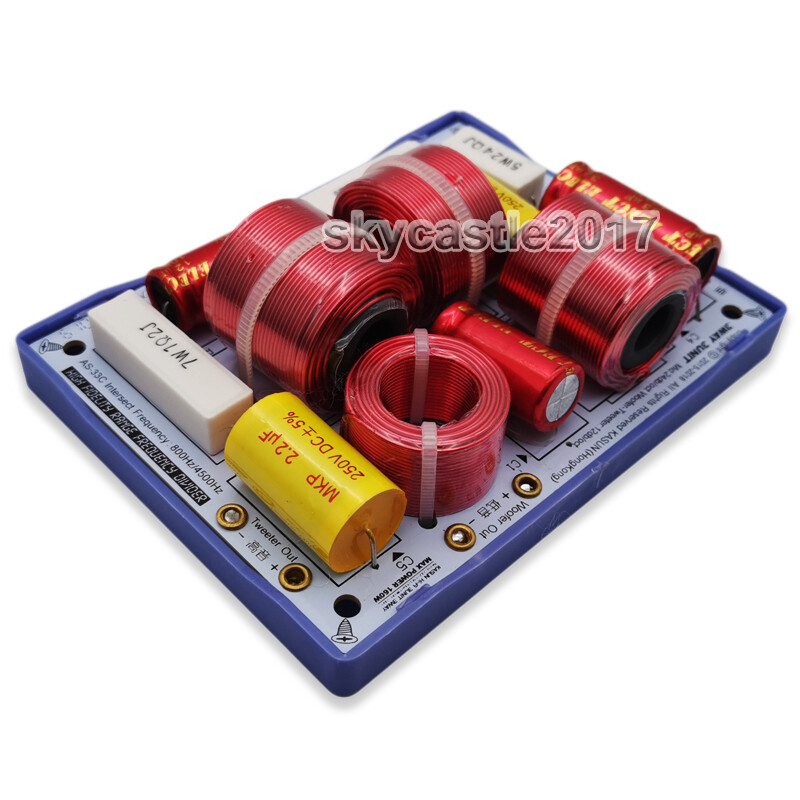 2pcs KASUN AS-33C 3 Way 3 Unit Hi-Fi Speaker Frequency Divider ...