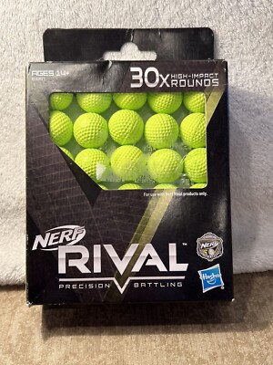 Nerf Rival Edge Series PACK 30 High Impact Rounds Green Ball | eBay