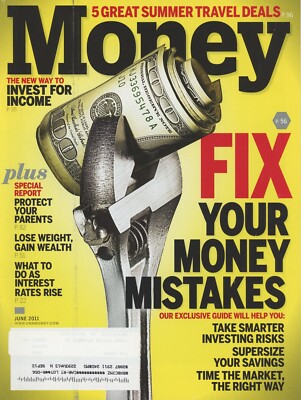 MONEY Magazine - June 2011 / Fix Your Money Mistakes / 108 Pages | eBay