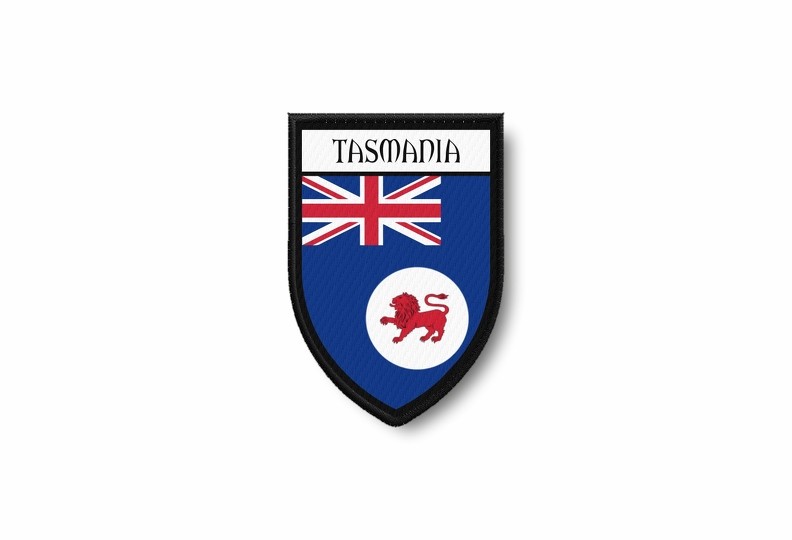 Patch Termocollant Edge Embroidered Flag Printed Tasmania Australia | eBay