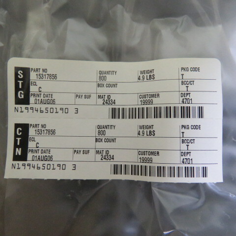 delphi 15317856 Qty of 162 per Lot Automotive Connectors CONDUIT CLIP ...