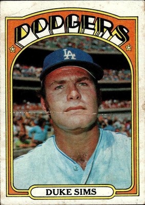 DUKE SIMS 1972 Topps #63 BUY ANY 2 ITEMS FOR 50% OFF B213R2S2P27 | eBay