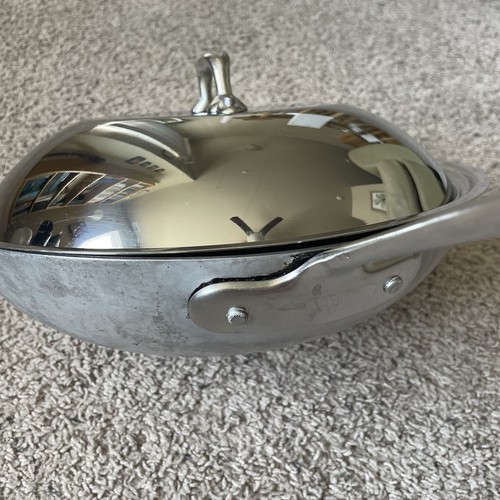 VTG ALL-CLAD METALCRAFTERS 12" Inch Stainless Steel Wok Stir Fry Pan ...