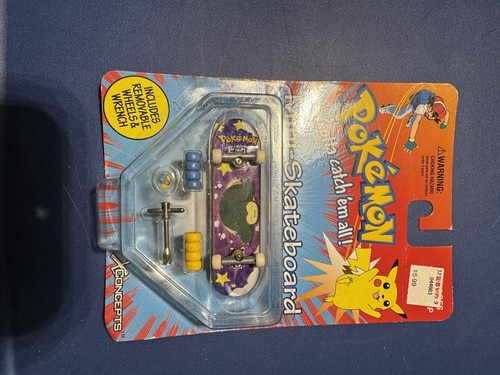 Snorlax Pokemon Tech Deck Skateboard 90s Vintage, 96mm Fingerboard | eBay