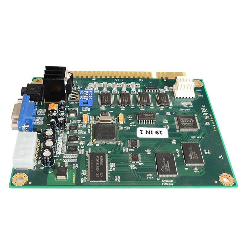 For JAMMA Video Game PCB 19 IN 1 Horizontal Multicade Arcade Multigame ...
