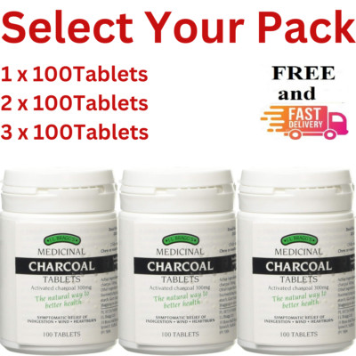 J.L Bragg's Charcoal Tablets Relieves Indigestion, Wind & Heartburn ...
