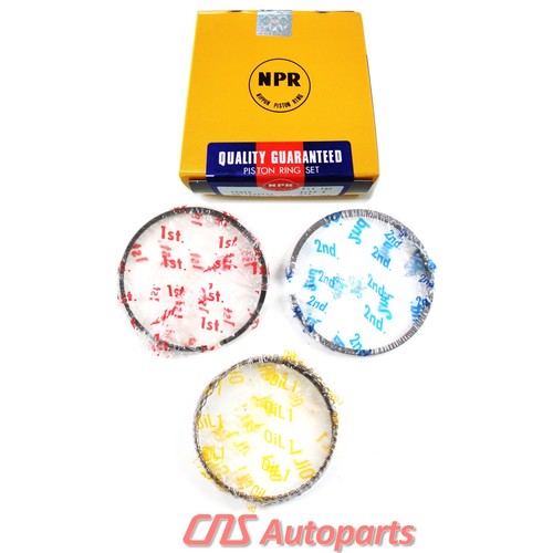 NPR Piston Rings Set Fits 83-88 Toyota Corolla Geo Nova 1.6L L4 SOHC ...