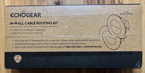 Echogear in-Wall Cable Management Kit - Includes Pass-Through Grommets ...