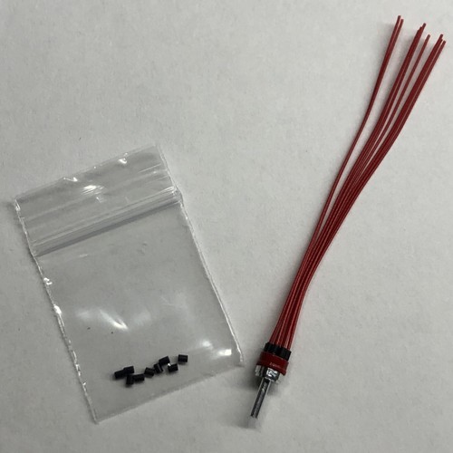 1:25 Scale Pre-Wired Mallory 9 Wire Distributor W Red Wires LBR Model ...