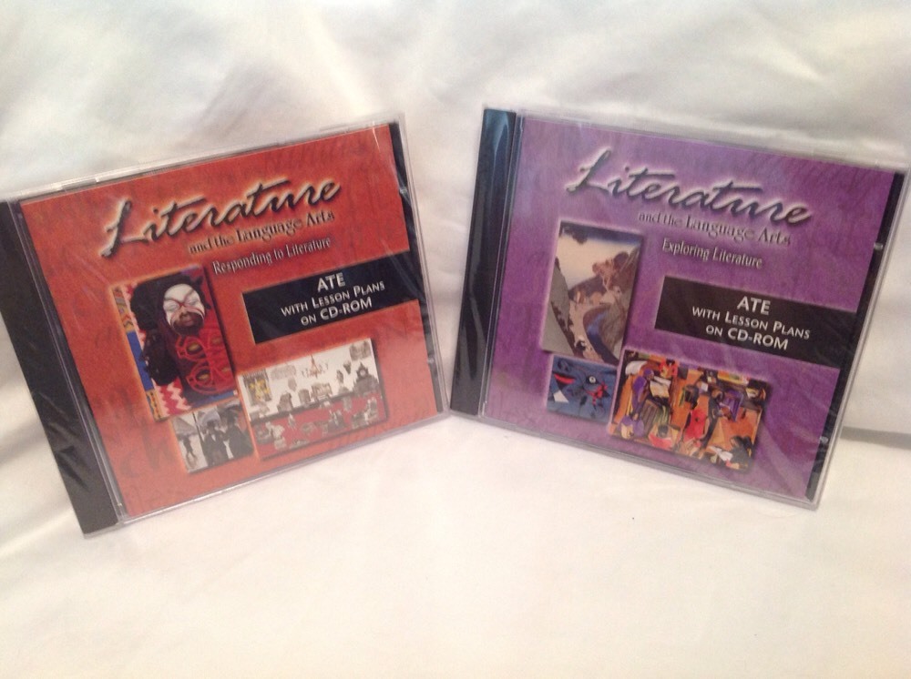 Literature & The Language Arts: ATE w/ Lesson Plans CD-ROMs! Lot Of 2 ...