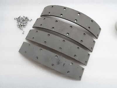 Brake Shoe Lining Kit With Rivets For Massey Ferguson 35 35x 135 240 ...