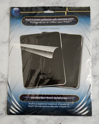 ipad 2 screen protector With Cleaning Cloth Protects from Scratches | eBay