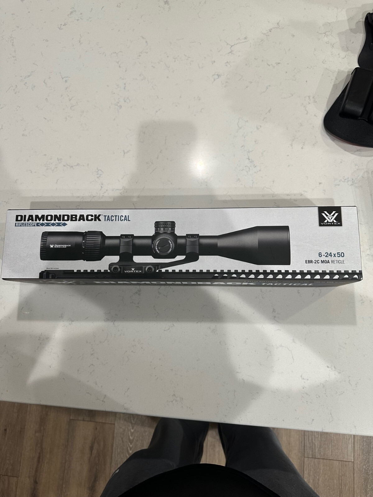 Vortex Diamondback Tactical 6-24x50mm 2EBR 2C MOA FFP Reticle Black ...