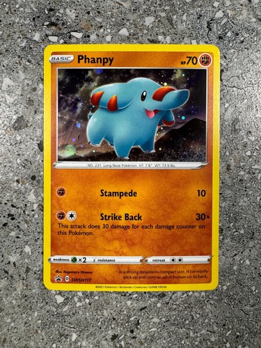 Pokemon TCG Cards Phanpy SWSH117 Black Star Promo Holo NM | eBay Australia