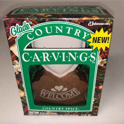 Glade Natural Pottery Country Carvings Country Spice Air Freshener New ...