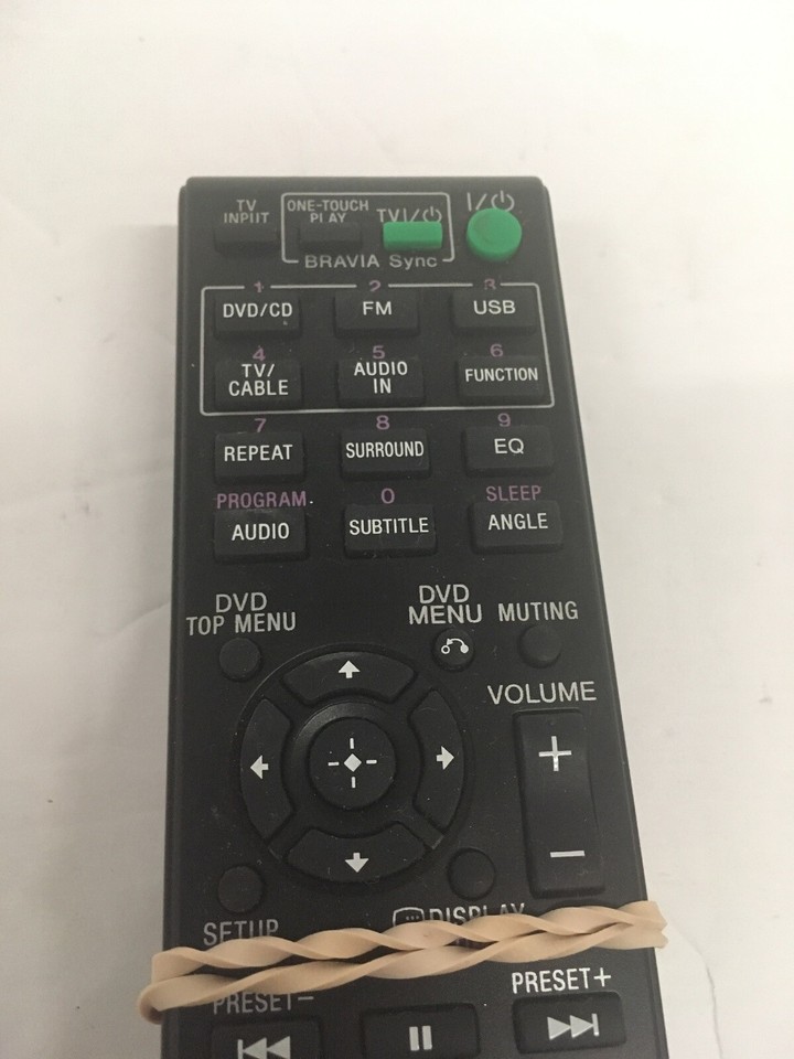 RM-ADU138 Remote for Sony AV System HBD-TZ140 DAV-TZ140 HBD-TZ130 | eBay