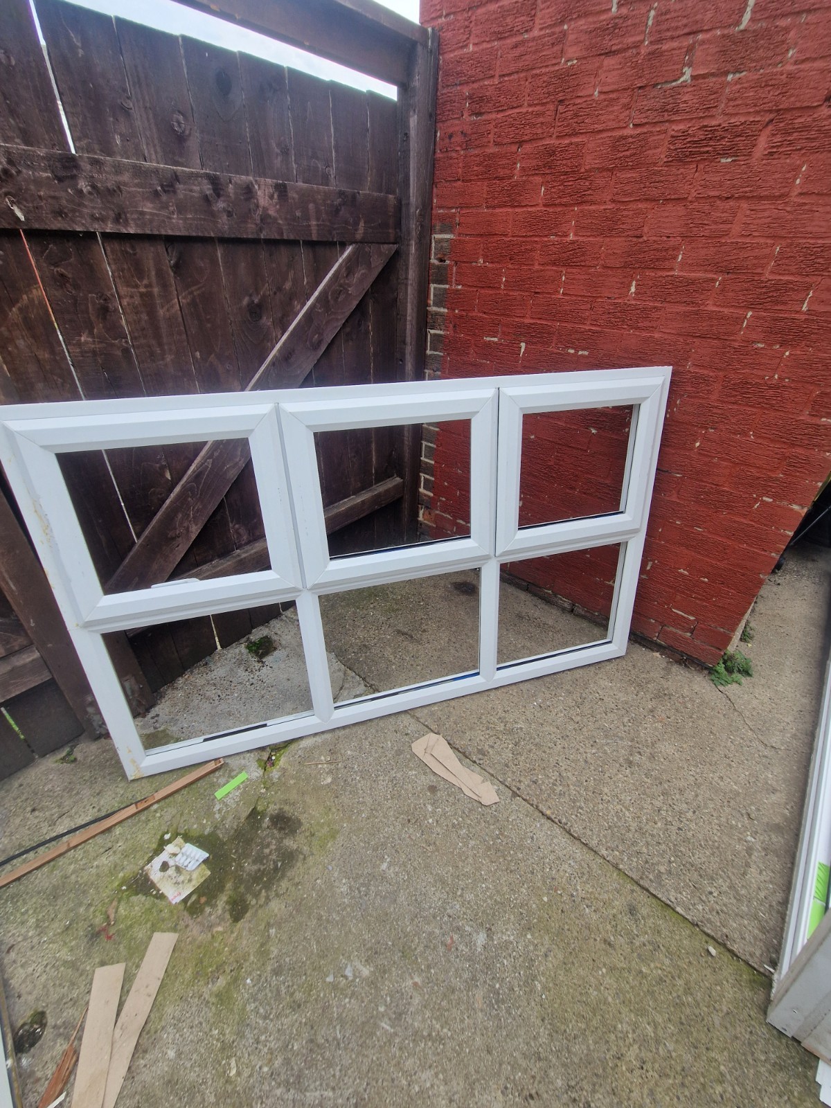 UPVC Double Glazed Window White Please Read Description for delivery ...