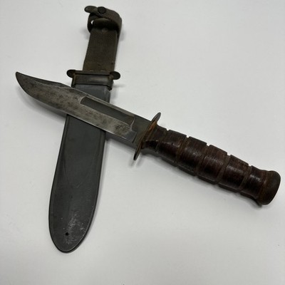 WW2 KA-BAR USN Mk2 Fighting Knife Super Nice Original | eBay