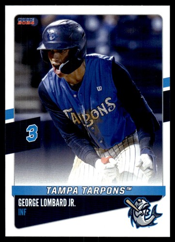 2014 Choice George Lombard Jr. Minor League Rookie Card Tampa Tarpons ...