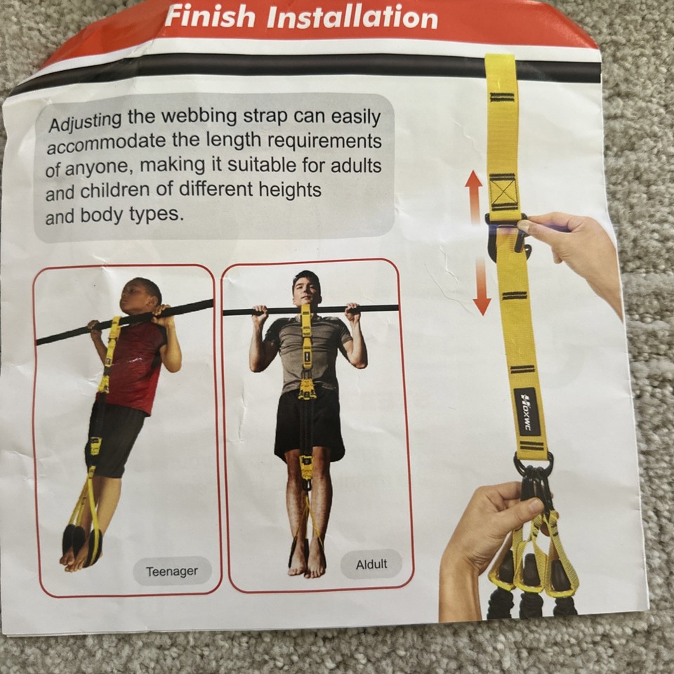 Home Gym Equipment Resistance Bands, workout bands for men women ...