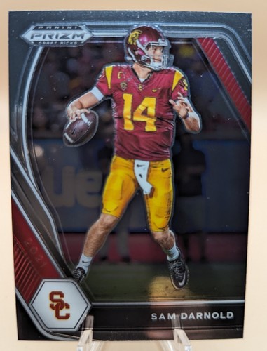 2021 Panini Prizm Draft Picks Sam Darnold football card #29 USC Trojans ...