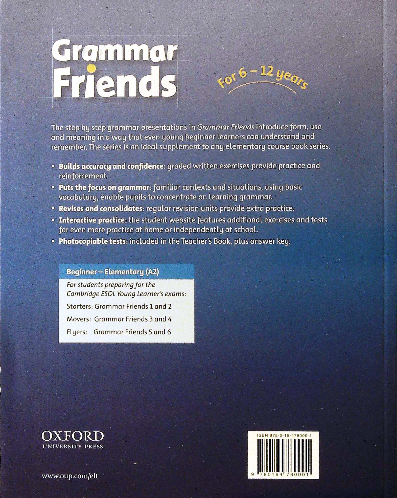 Grammar Friends: 1: Student Book (Paperback, 2018) for sale online ...