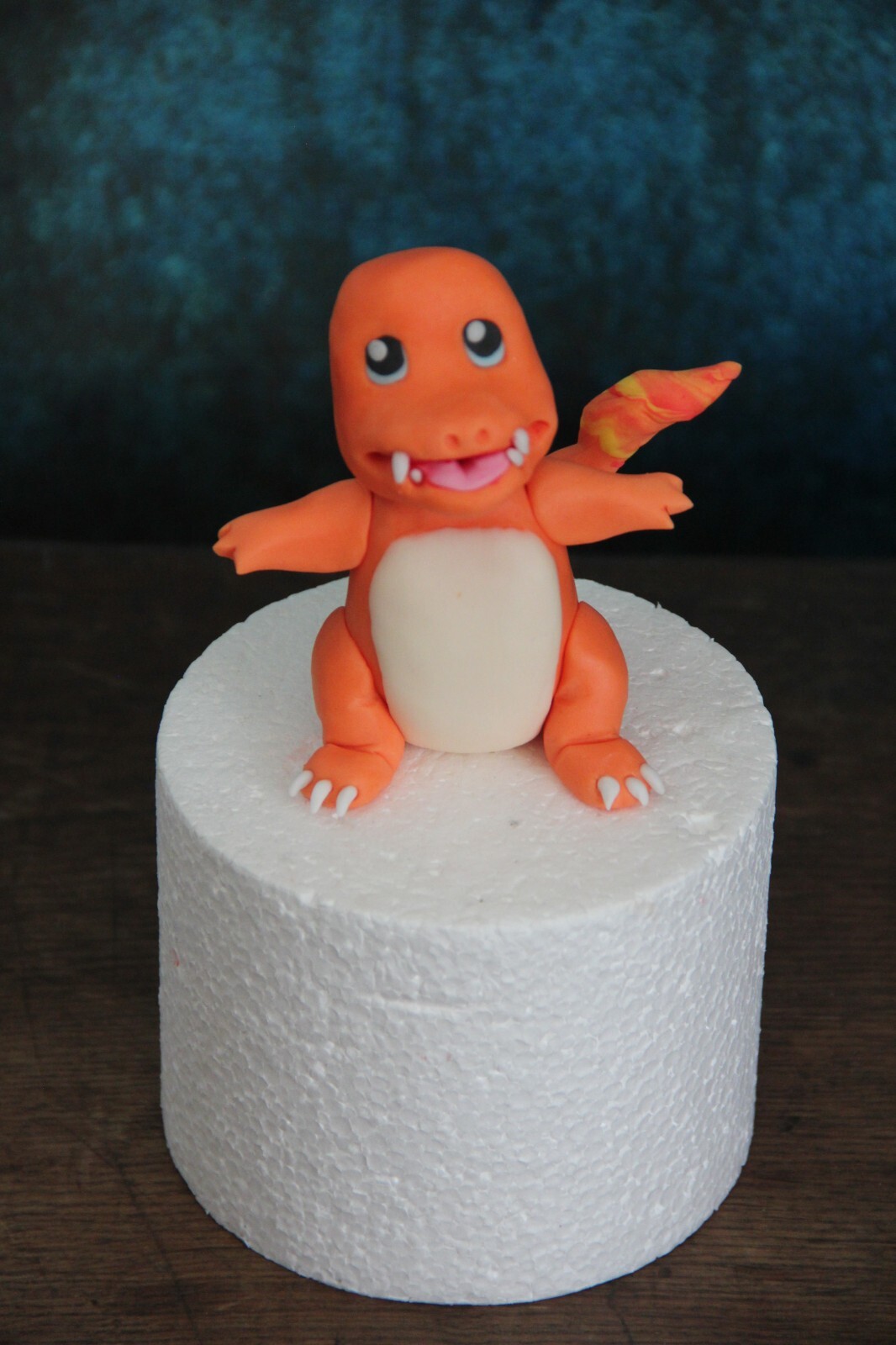 POKEMON inspired edible handmade Charmander figurine birthday cake ...