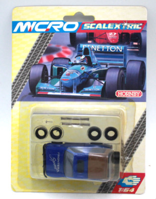 Rare Early Micro Scalextric HO Slot Car Frontera Sport Blue SUV Truck 1 ...