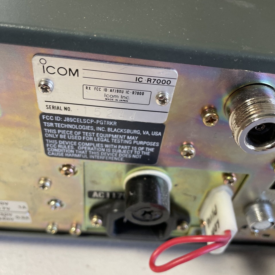 ICOM IC-R7000 HF, VHF, UHF wide band communication receiver Estate | eBay