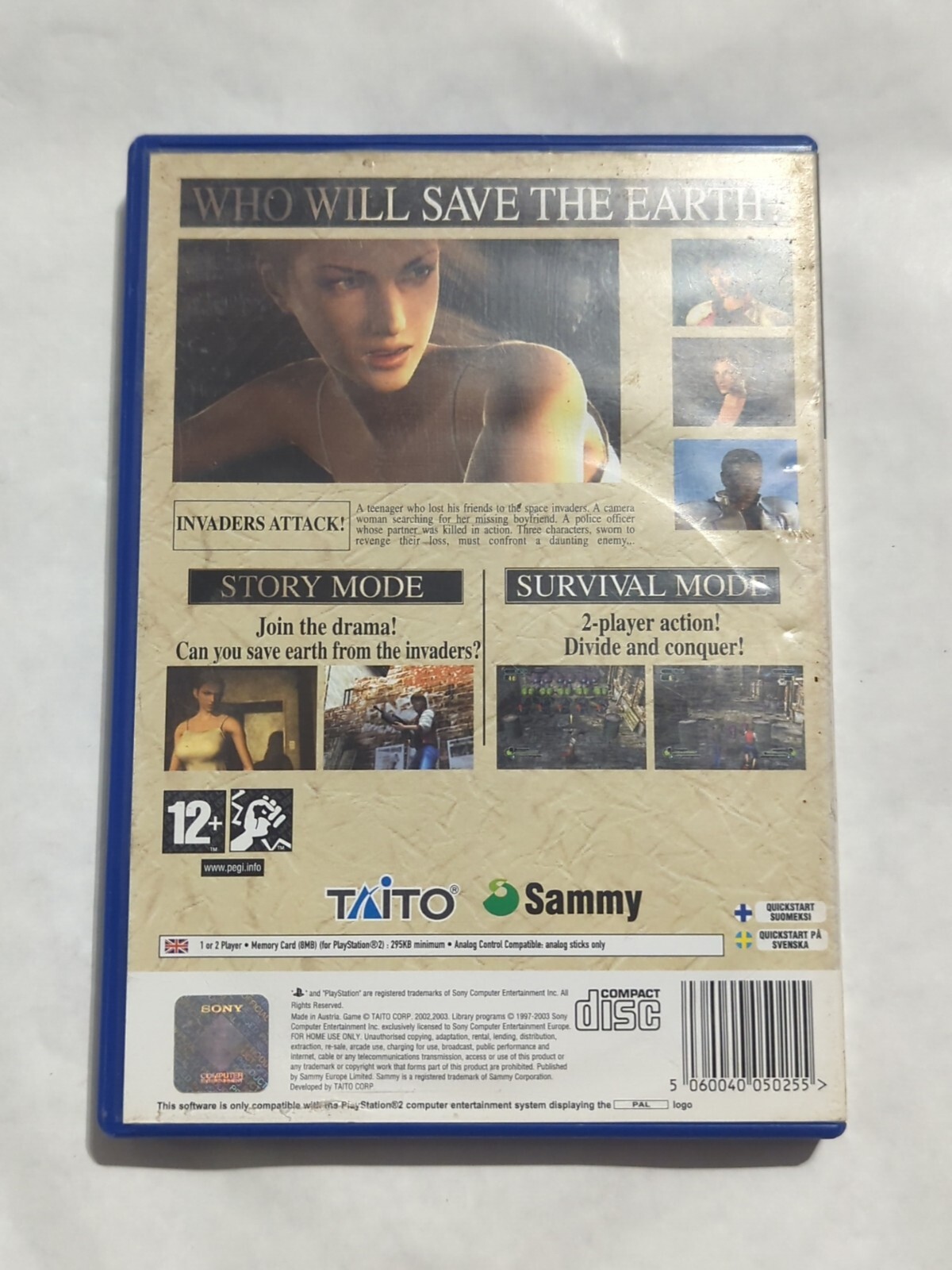 Space Invaders: Invasion Day (Sony PlayStation 2, 2003) - European ...
