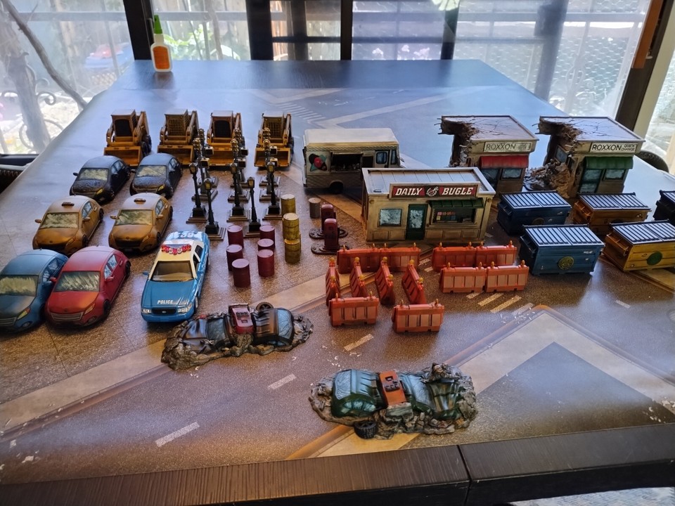 Marvel Crisis Protocol Fully Painted Terrain + Playmat Lot | eBay