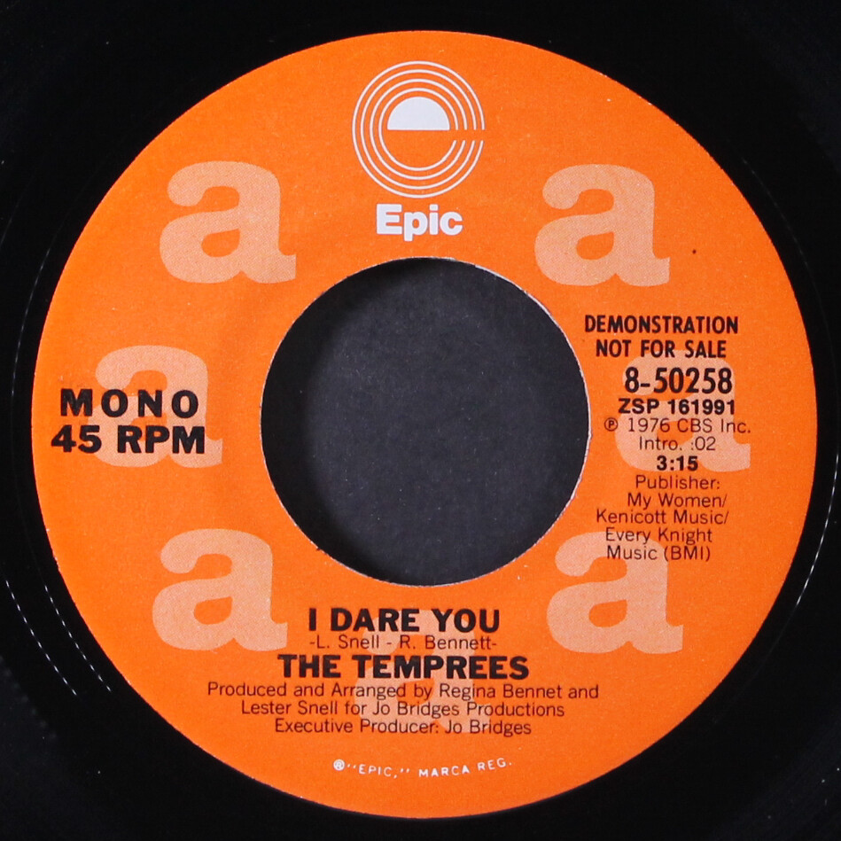 TEMPREES: i dare you / mono EPIC 7" Single 45 RPM | eBay
