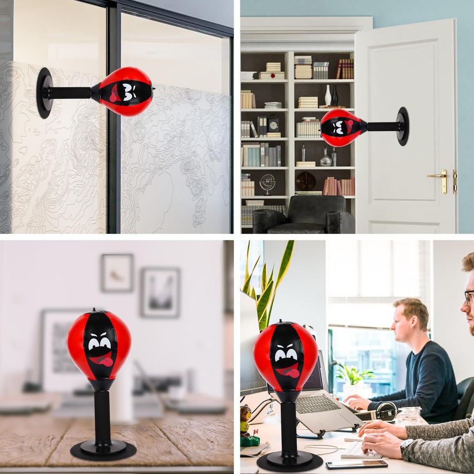 Desktop Punching Bag Freestanding Desk Table Boxing Punch Ball for Kids ...