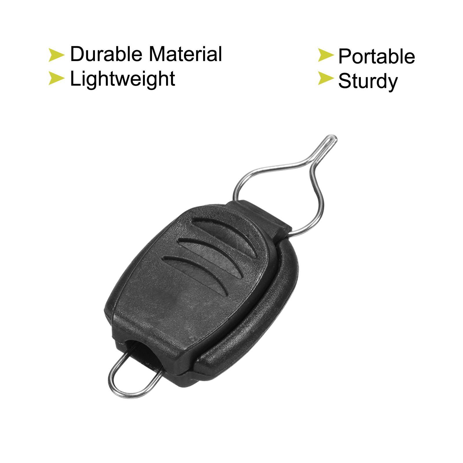 10Pcs Baitcasting Reel Fishing Line Holder Clip Stopper Keeper, Black ...