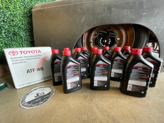 (12) Quart GENUINE TOYOTA ATF WS Automatic Transmission Oil 00289-ATFWS ...